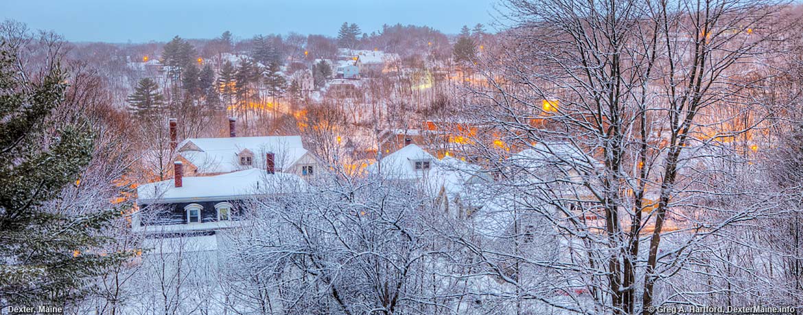 Dexter Maine History Then and Now